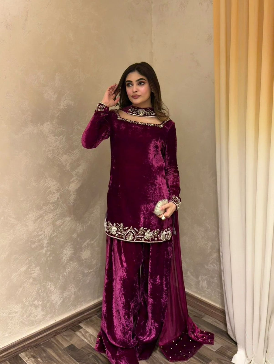 Amethyst Velvet-Suit – House Of Niav
